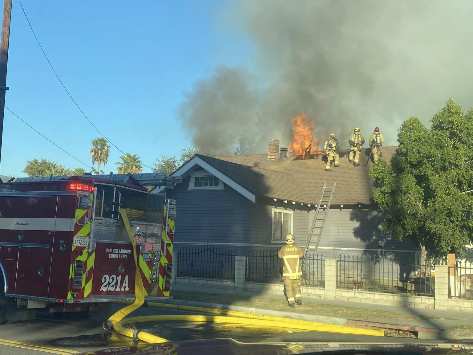 Two Alarm Fire Burns Garage & Damages two San Bernardino Homes – San ...