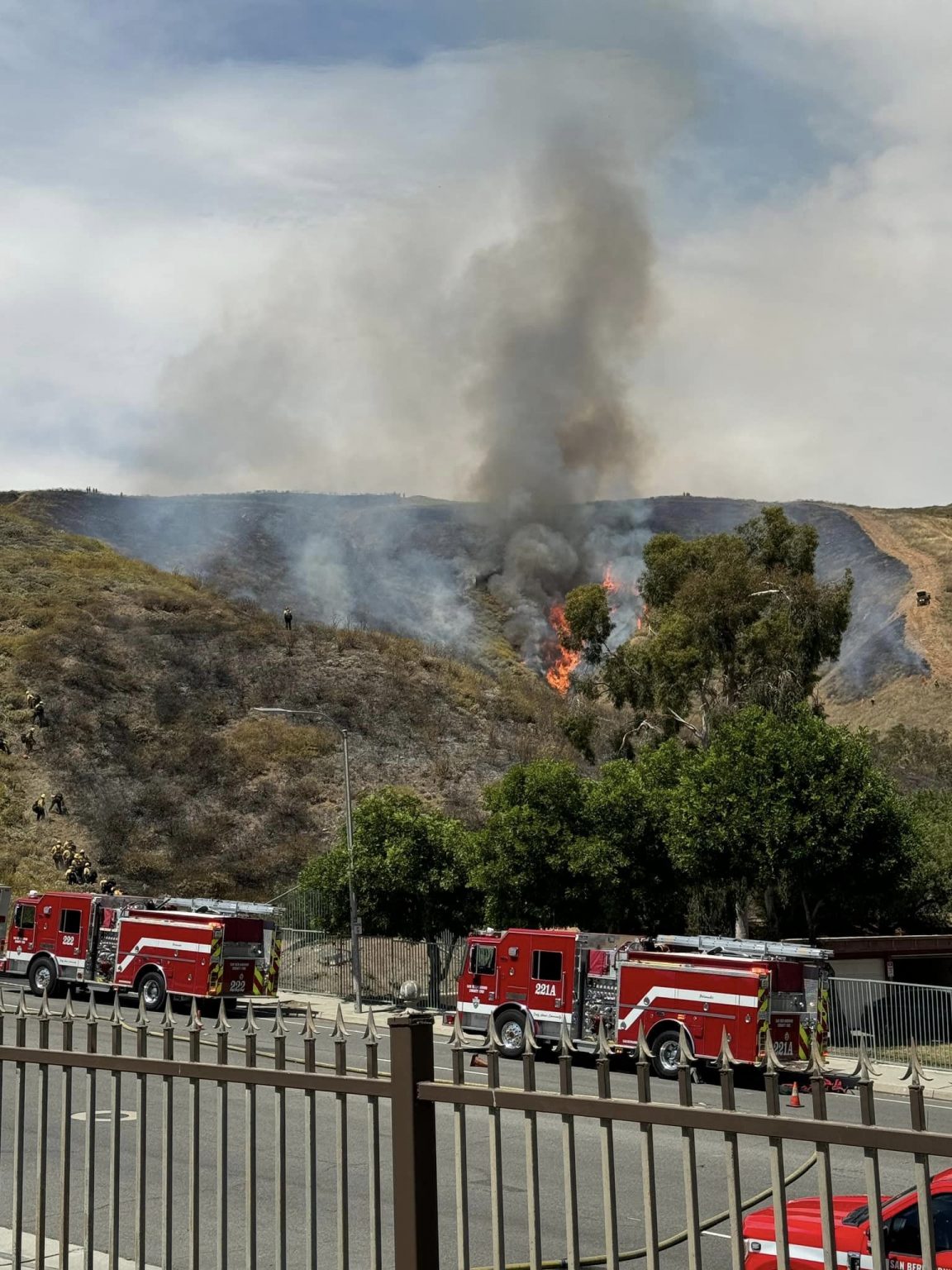 Little Mountain Fire Burns 20 Acres in San Bernardino – San Bernardino ...