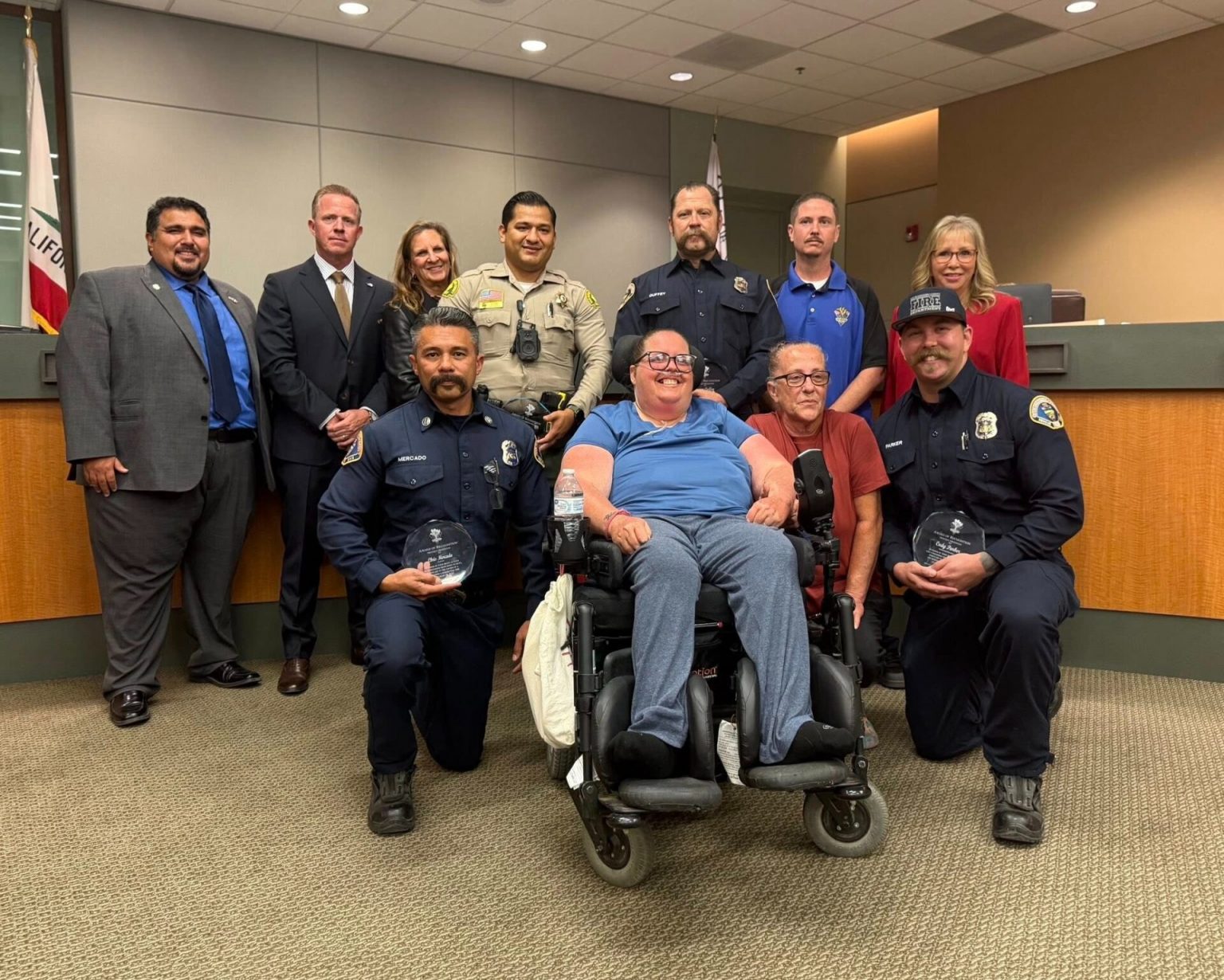 Firefighters and Sheriff’s Deputy Honored for Life-Saving Rescue During ...